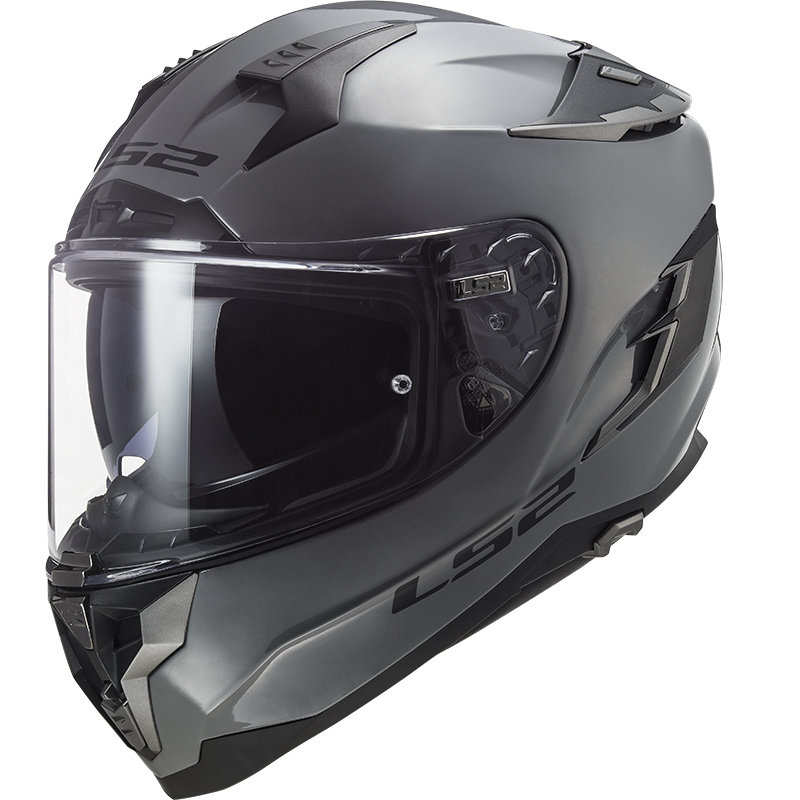 LS2 Challenger Solid Nardo Grey Full Face Motorcycle Helmet | Moto ...