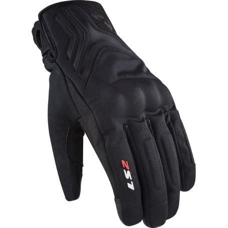 LS2 Jet Man 2 Black Textile Winter, Wind Proof & Waterproof Gloves With ...