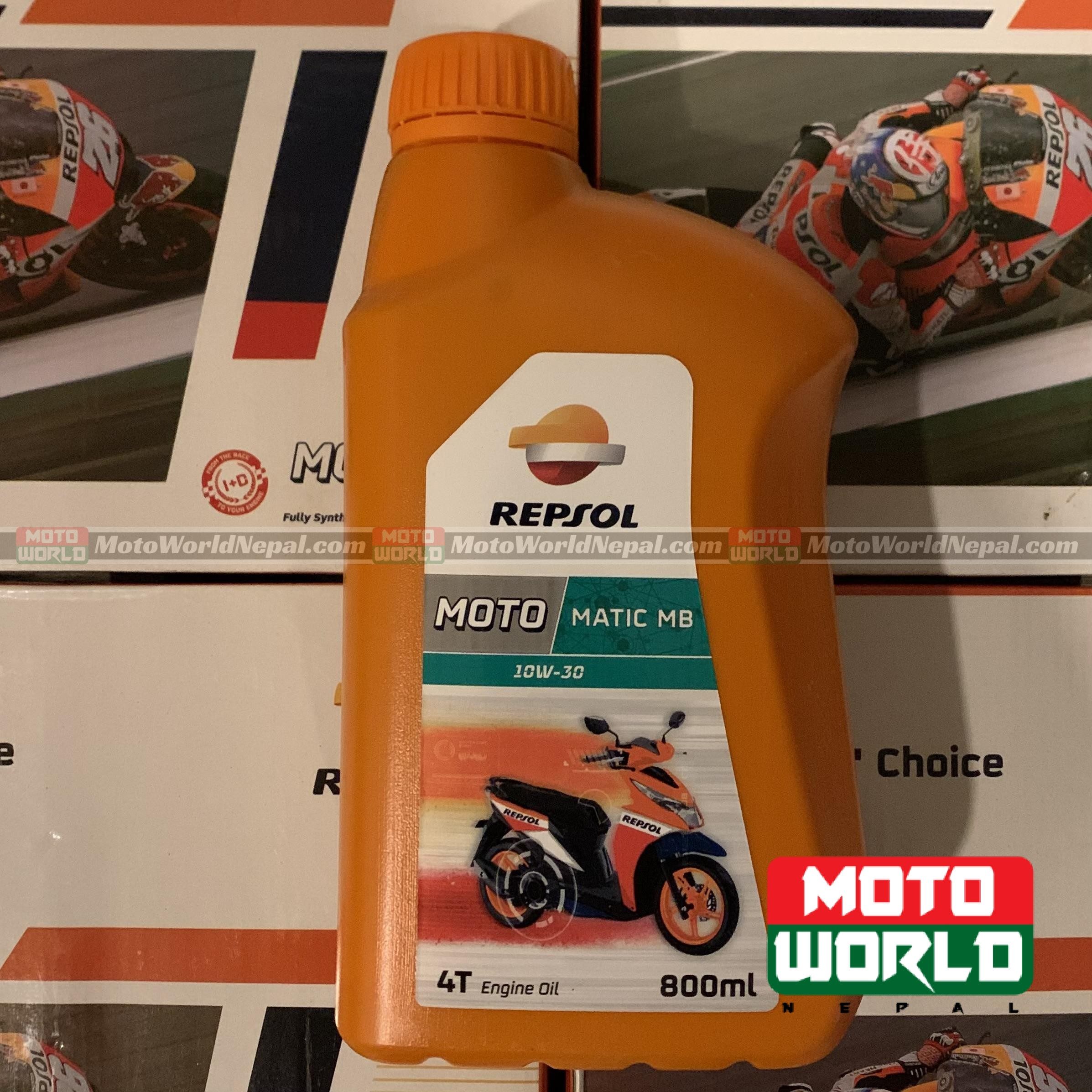 REPSOL MOTO MATIC MB 4T 10W-30 0.8L Engine Oil For Scooters | Moto ...
