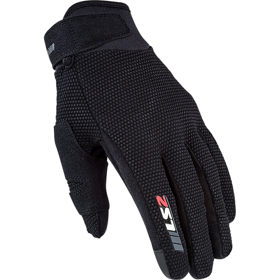 LS2 Cool Lady Black Textile Street Gloves For Motorcycle/Scooter | Moto World Nepal