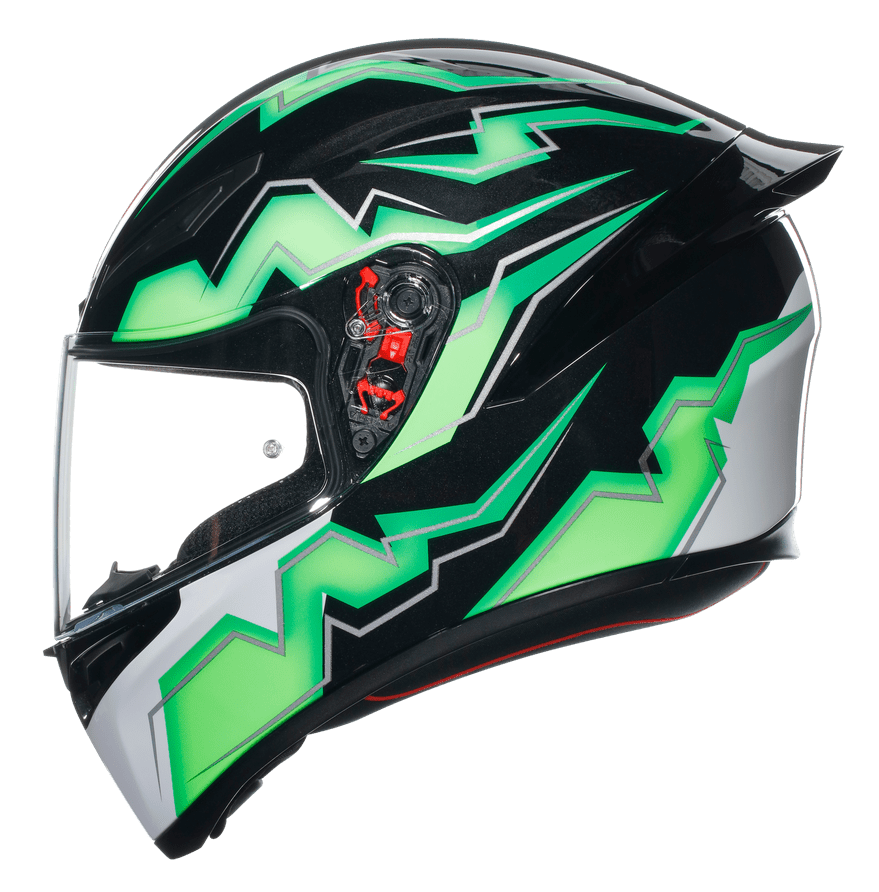 AGV K1-S Kripton Black Green Full Face Motorcycle Helmet | Moto World Nepal