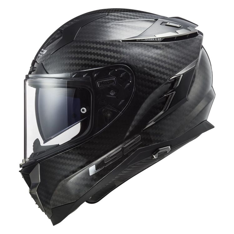 LS2 Challenger Carbon GT Solid Full Face Motorcycle Helmet | Moto World ...