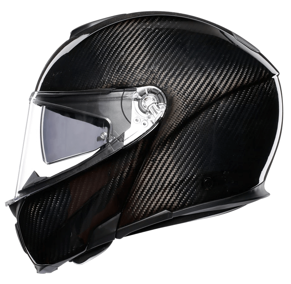 AGV Sportmodular Glossy Carbon Modular Motorcycle Helmet | Moto World Nepal