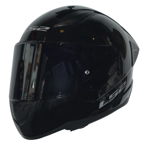 LS2 Rapid II Gloss Black Full Face Motorcycle Helmet | Moto World Nepal