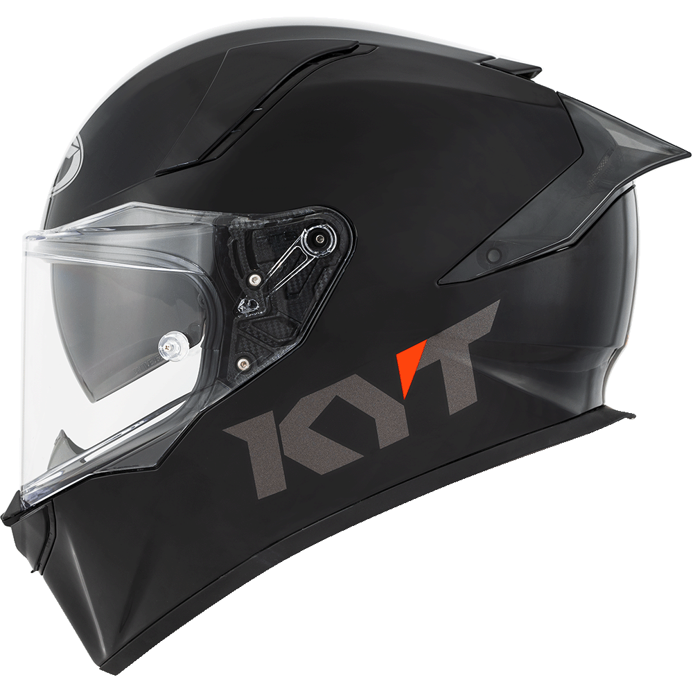 KYT R2R Pro Gloss Black Full Face Motorcycle Helmet | Moto World Nepal