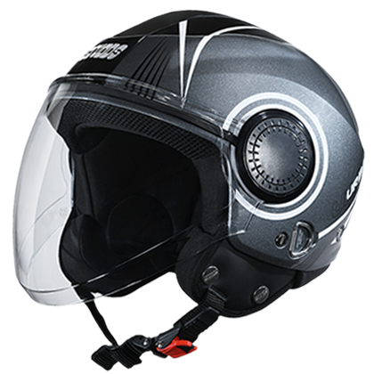 Studds Urban Super D1 Gun Grey N6 Half Face Motorcycle Helmet | Moto ...