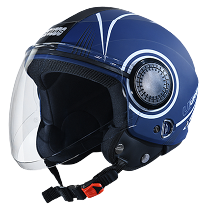 Studds Urban Super D1 Matt Blue N6 Half Face Motorcycle Helmet | Moto ...